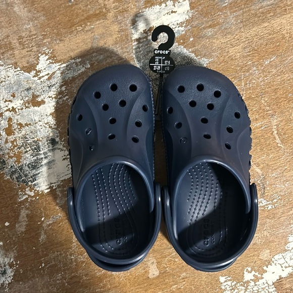 CROCS | Shoes | New Crocs Baya Clogs Navy Blue | Poshmark